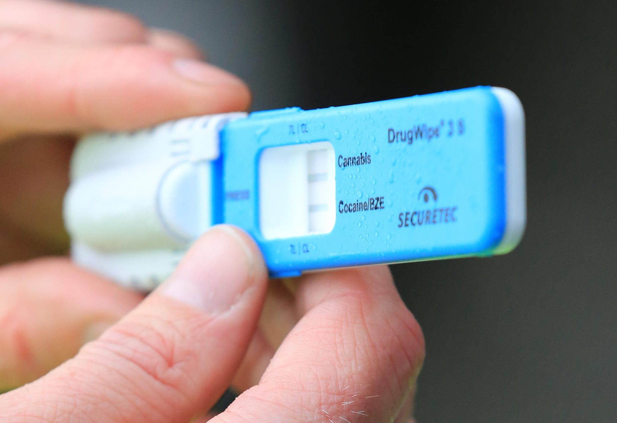 DrugWipe 5 S - 3 мин. слюнчен тест, най-чувствителен за марихуана (THC)